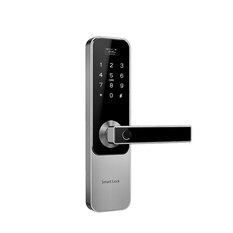 High Security Electric Fingerprint Door Lock Touch Digital Panel Code ...
