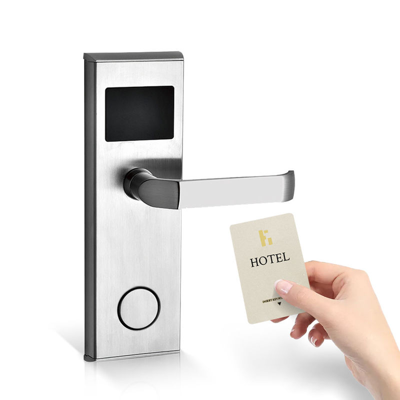 304 Stainless Card Access Door Lock , RFID Card Keyless Hotel Door Lock 304 Stainless Card Access Door Lock , RFID Card Keyless Hotel Door Lock