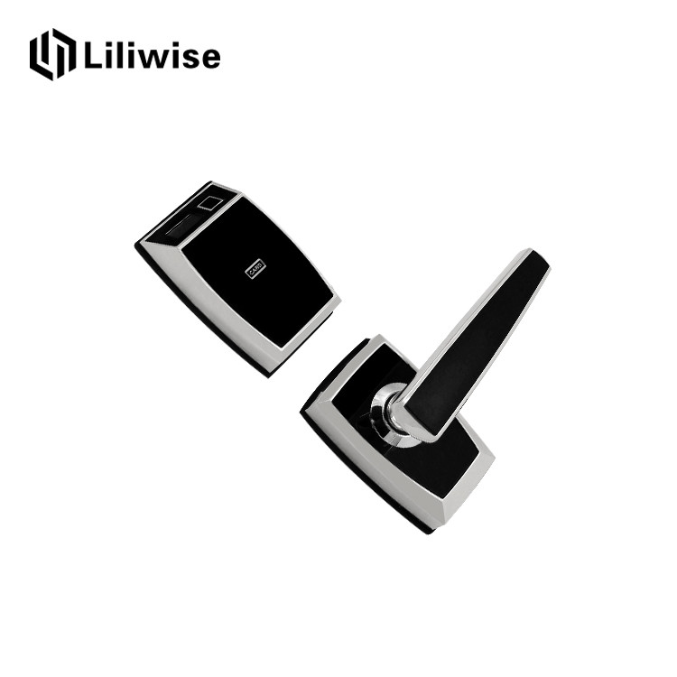 Split Type Fingerprint Sensor Door Lock Scramble PIN Code Touch Screen