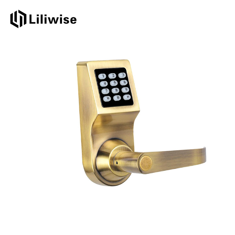 Classical Electronic Door Lock With Remote Control , Card Code ...