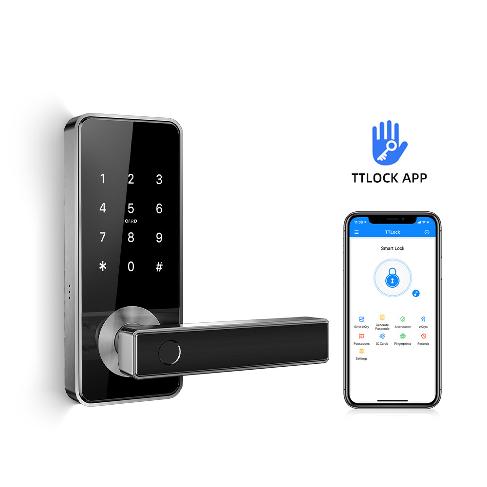 OEM Smart Code Door Lock For Home / Outdoor Fingerprint Digital ...