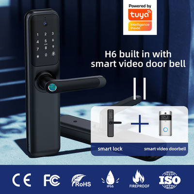 Waterproof Fingerprint Smart Camera Door Lock With Video Dobell