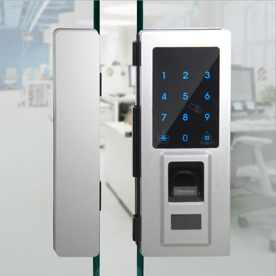 Keyless Electric Glass Door Lock With Touch Keypad Big Data Capacity