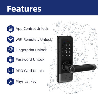Custom Wifi Smart Digital Door Lock Card Code Fingerprint