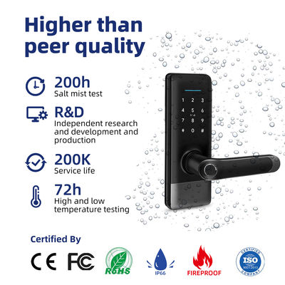 Custom Wifi Smart Digital Door Lock Card Code Fingerprint